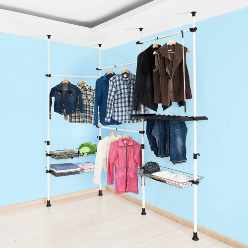 17 Stories Swen 280cm Clothes Storage System & Reviews | Wayfair.co.uk