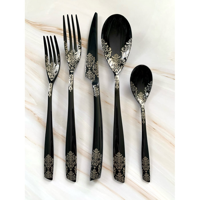 Bugatti Italy Stainless Steel Flatware - Set of 5 | Wayfair
