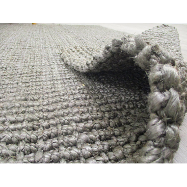 Highland Dunes Wolsingham Handmade Flatweave Jute/Sisal Gray Rug | Wayfair