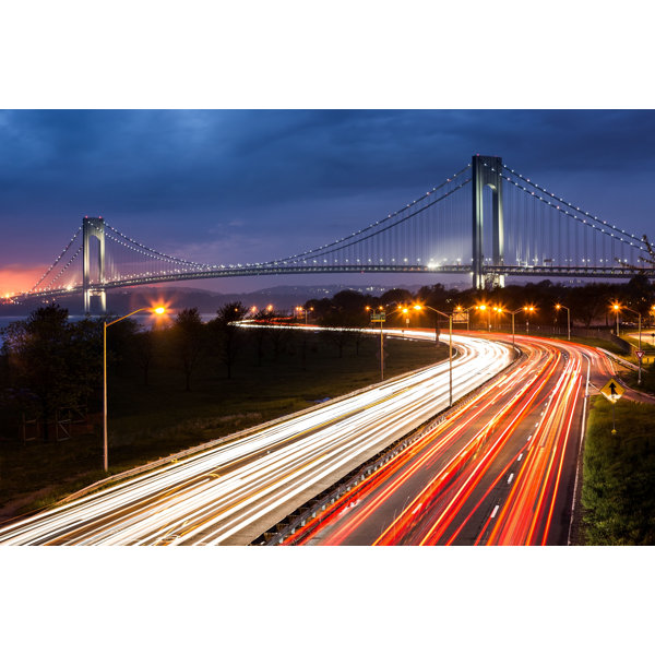 Ebern Designs Mudsay Verrazano Narrows Bridge On Canvas by Ultima_Gaina ...