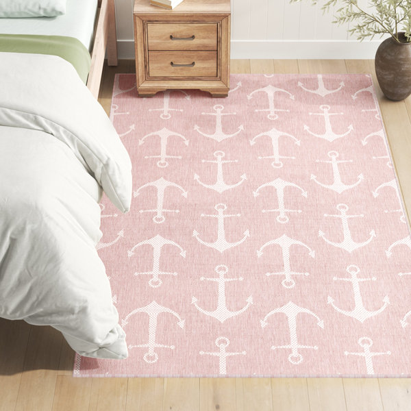 Sand & Stable Brentwood Pink Indoor/Outdoor Rug & Reviews | Wayfair