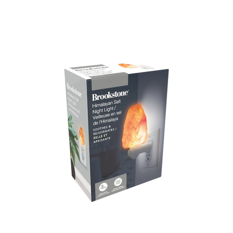 Brookstone Himalayan Crystal Salt Night Light | Wayfair