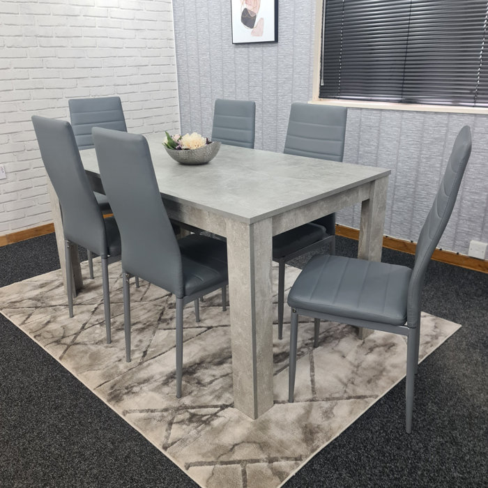 Ebern Designs Britthany 6 - Person Dining Set & Reviews | Wayfair.co.uk