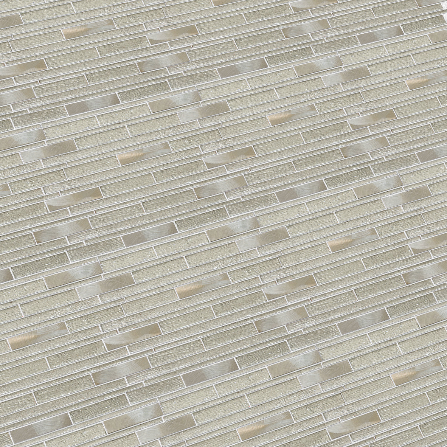 Altair Ardcarn Metal and Glass Linear Mosaic Tile | Wayfair