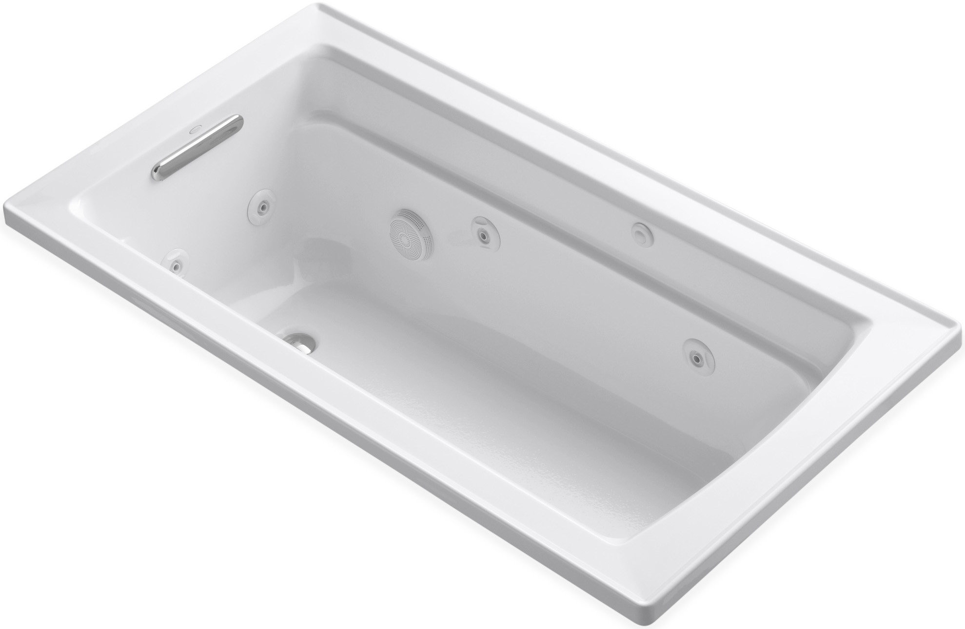 Kohler Archer® 60" x 32" Drop In Whirpool Acrylic Bathtub & Reviews ...