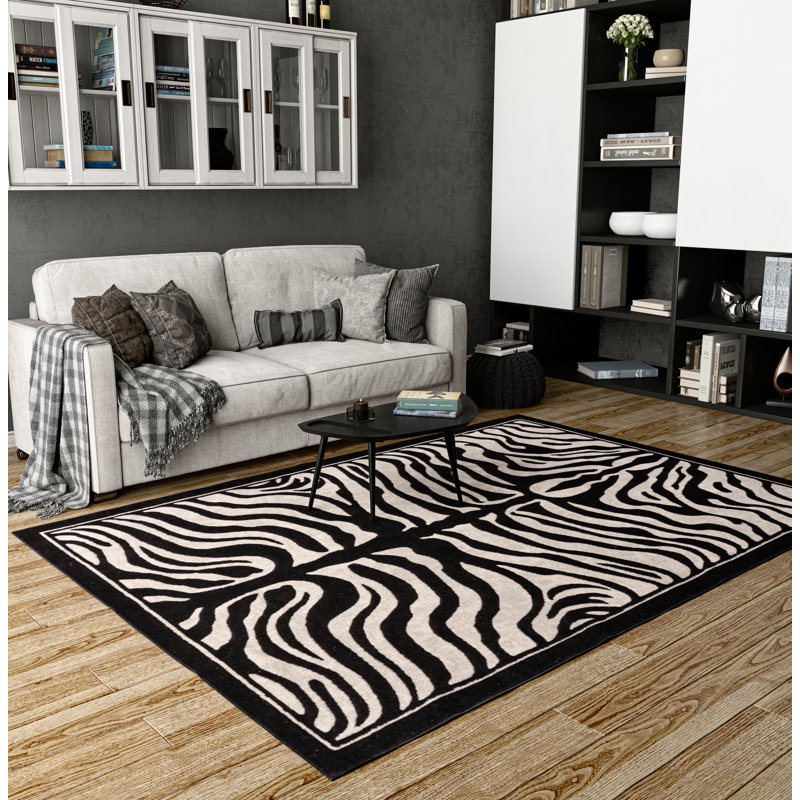 Willa Arlo Interiors Ramey Machine Woven / Power Loomed Wool White ...