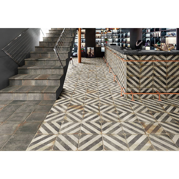 Medici & Co. Siena Antico 8.88" x 8.88" Porcelain Wall and Floor Tile ...
