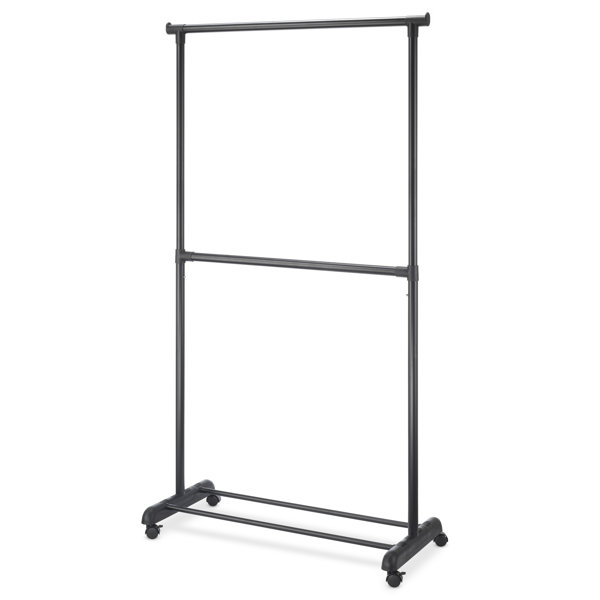 Rebrilliant Mcmeans 36.5'' Rolling Clothes Rack & Reviews | Wayfair