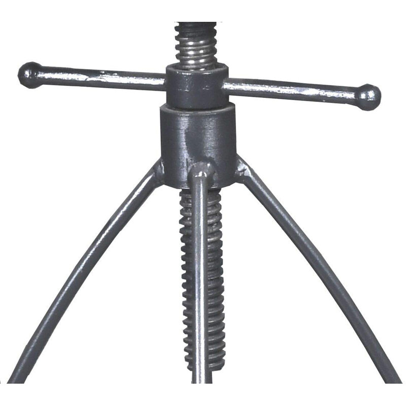 Williston Forge Industrial Vintage Rustic Adriam,Wooden Top Stool ...