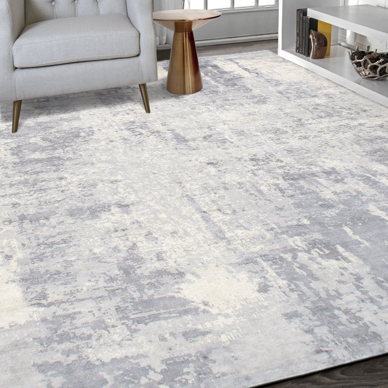 Pasargad Handmade Hand-Loomed Gray/Ivory Area Rug & Reviews | Wayfair
