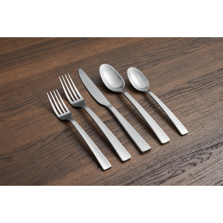 Cambridge Silversmiths Stainless Steel Flatware - Set of 20 & Reviews ...
