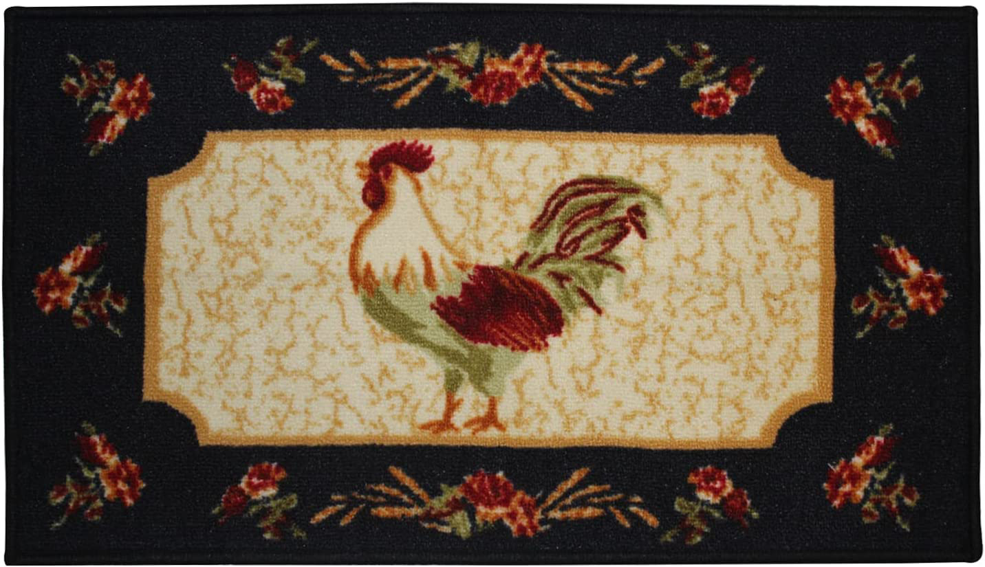 Rosalind Wheeler Anaejah Rooster Kitchen Mat | Wayfair