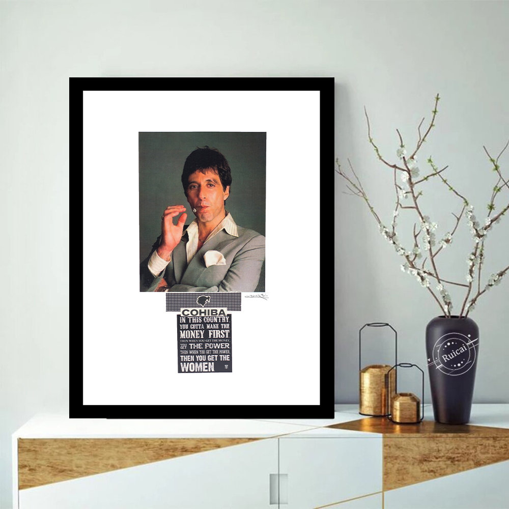 Venice Beach Collections Cigars And Scarface Pacino Go Hand In Hand - Picture Frame Photograph ...