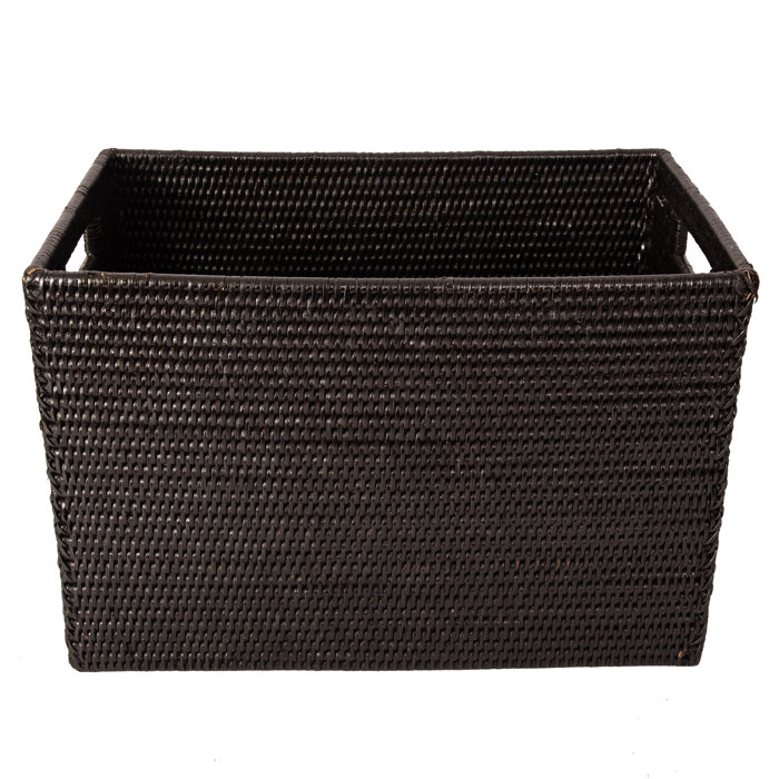 Birch Lane™ Rectangular Rattan Basket & Reviews | Wayfair