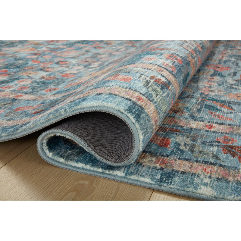 Rifle Paper Co. x Loloi Courtyard Blue Area Rug feat. CloudPile ...