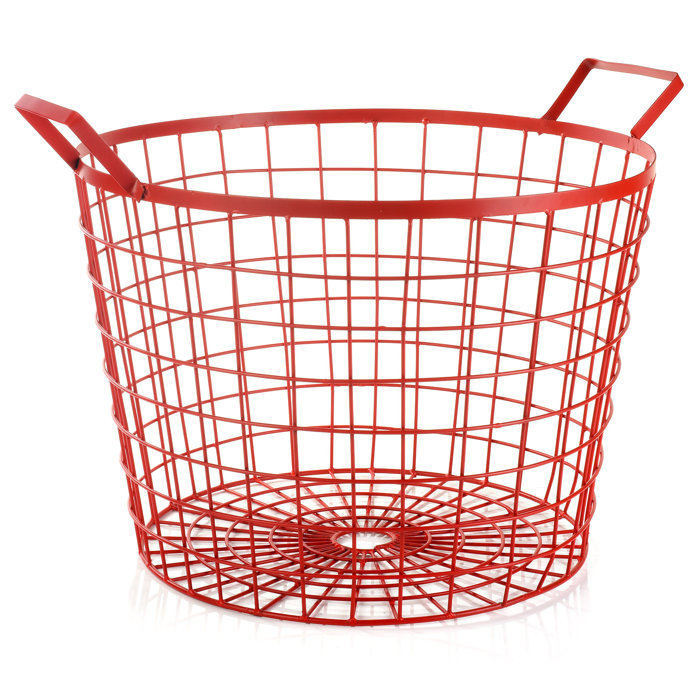 Gracie Oaks Metal/Wire Basket | Wayfair
