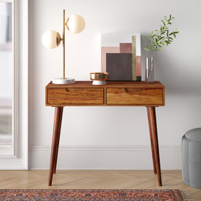 Wade Logan Aldous 90Cm Solid Wood Console Table & Reviews | Wayfair.co.uk
