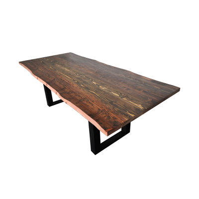 Foundry Select Humzah Solid Wood Sled Dining Table | Wayfair