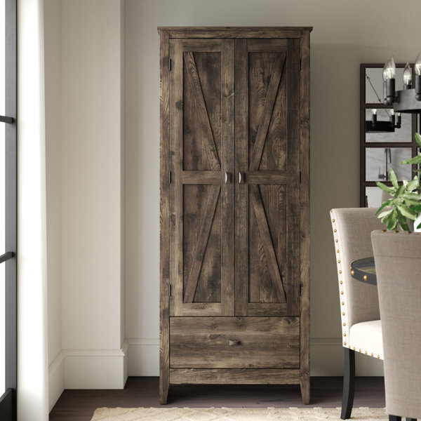 Laurel Foundry Modern Farmhouse Armoire de rangement H 72 po x l 29,7 ...