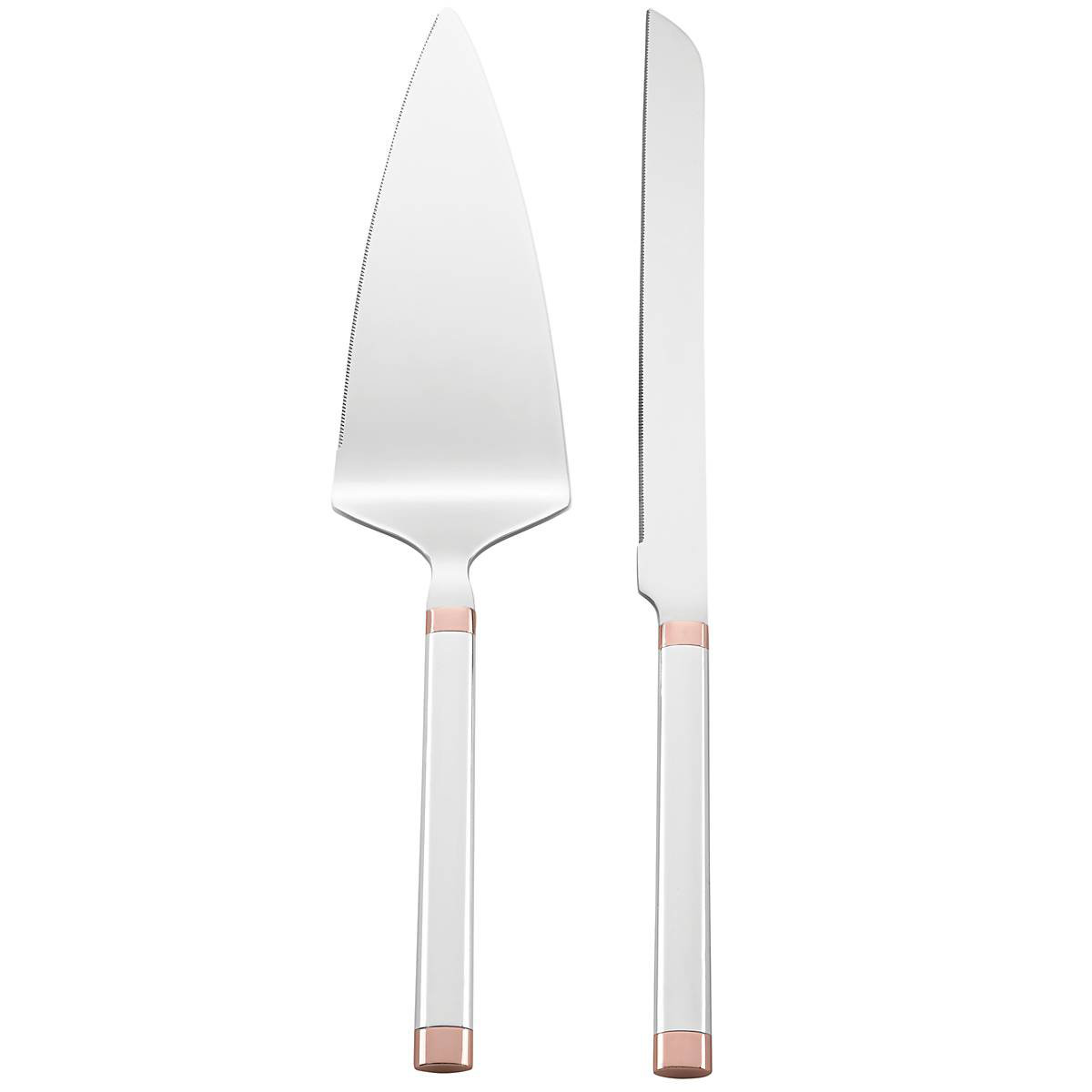 kate spade new york Rosy Glow 2 Piece Cake Knife Set & Reviews | Wayfair