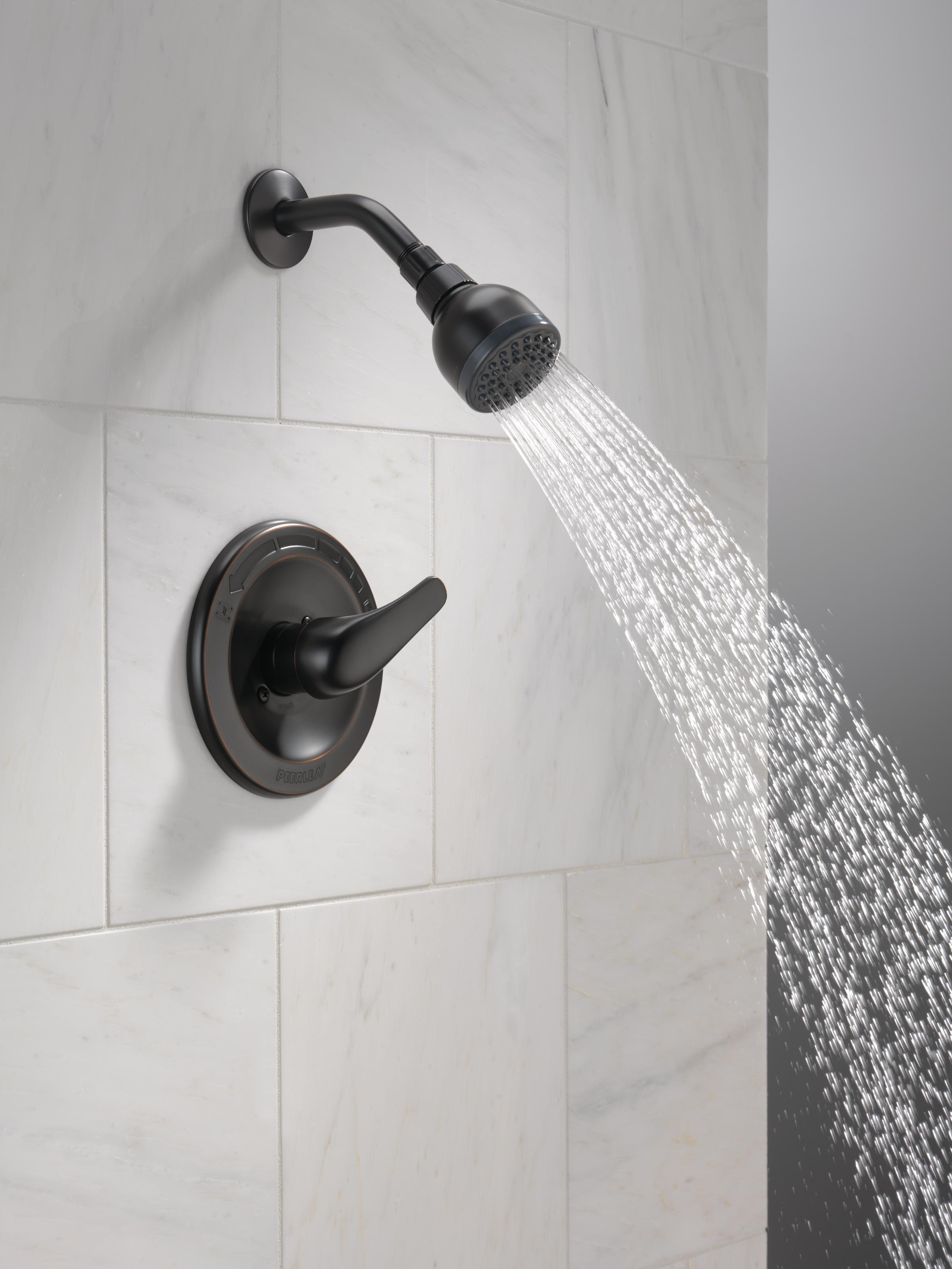 Peerless Faucets Pressure Balance Core Shower Trim with Single Lever ...