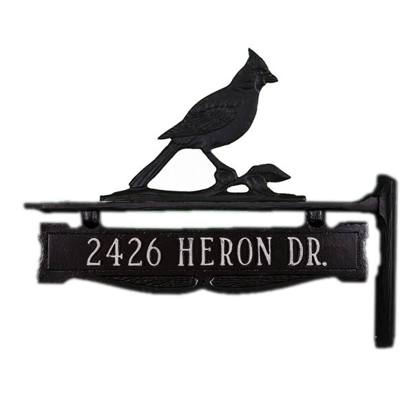 Montague Metal Products 1-Line Mailbox Sign | Wayfair