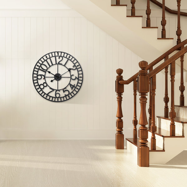 White-wash-wall-clock | Wayfair
