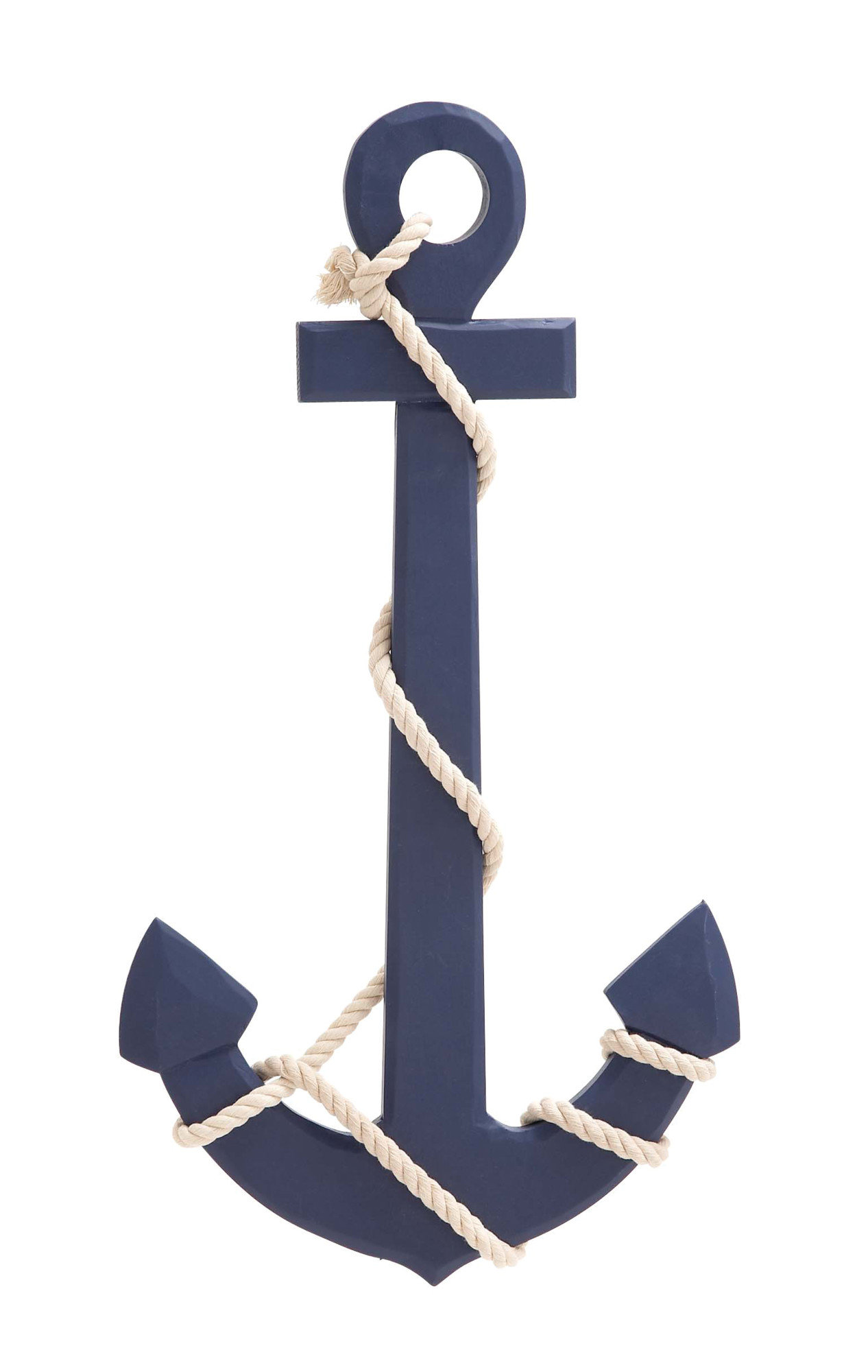 Breakwater Bay Wood Rope Anchor Wall Décor & Reviews | Wayfair