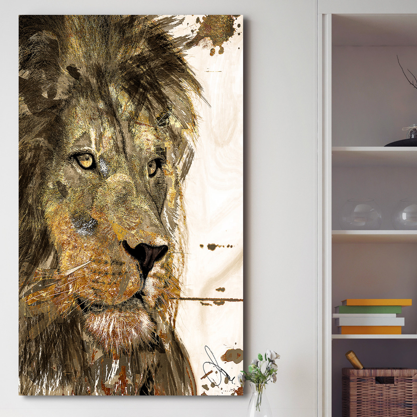 PicturePerfectInternational Leo - Unframed Print on Canvas | Wayfair