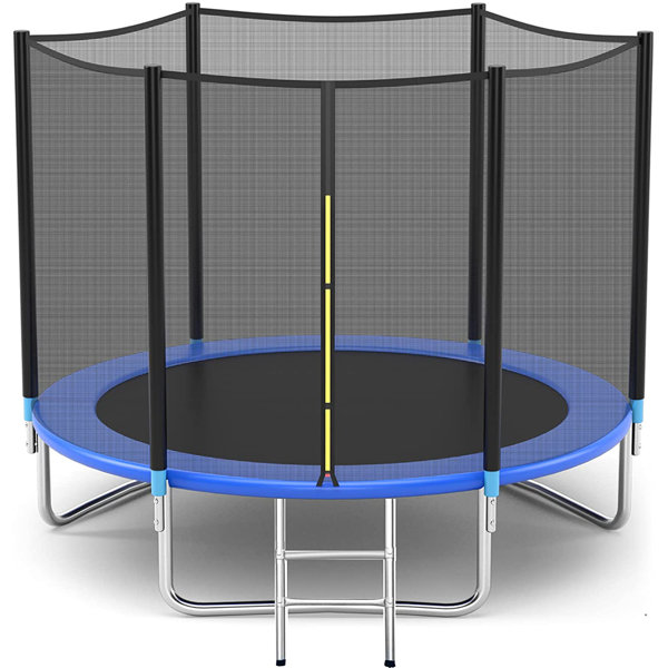 Wewdigi 10' Hexagon Backyard Trampoline with Safety Enclosure | Wayfair