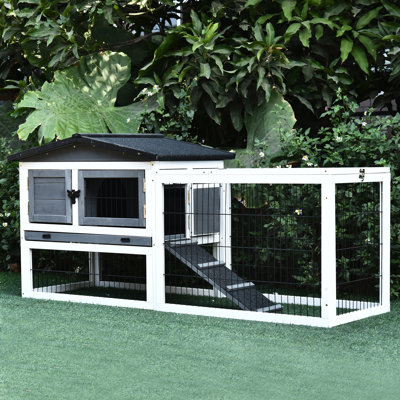 Tucker Murphy Pet™ Tova Weather Resistant Rabbit Hutch with Ramp ...