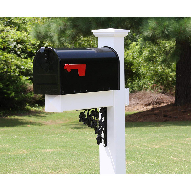4EverProducts Rodgers Post Mounted Mailbox & Reviews | Wayfair