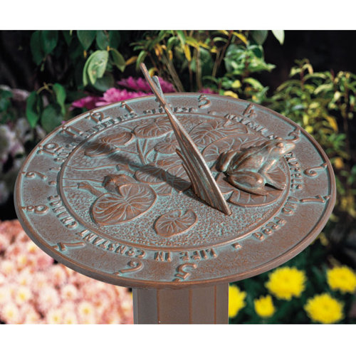 Whitehall Products Frog Sundial & Reviews | Wayfair