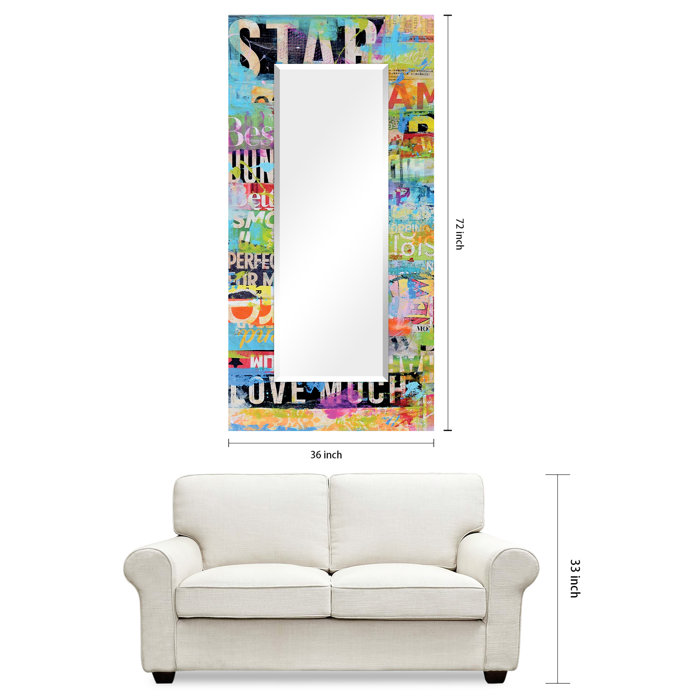 Trinx Rectangle Glass Mirror & Reviews | Wayfair