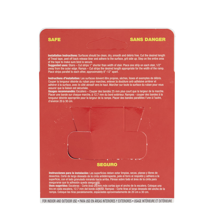 Mohawk Home Gripper Tape Gray Stair Tread & Reviews | Wayfair