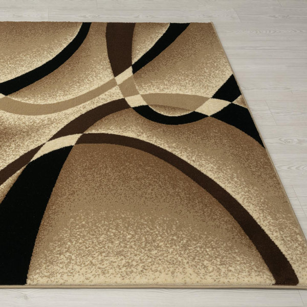 Wrought Studio Fidel Performance Beige Rug & Reviews | Wayfair