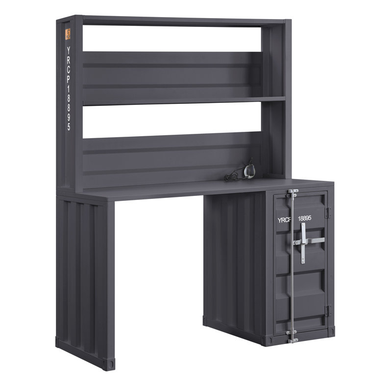 Mason & Marbles Parke 47" Writing Desk with Hutch and Chair Set | Wayfair