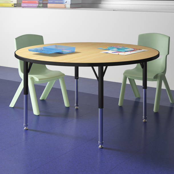 Wood Designs Adjustable Height Circular Activity Table | Wayfair
