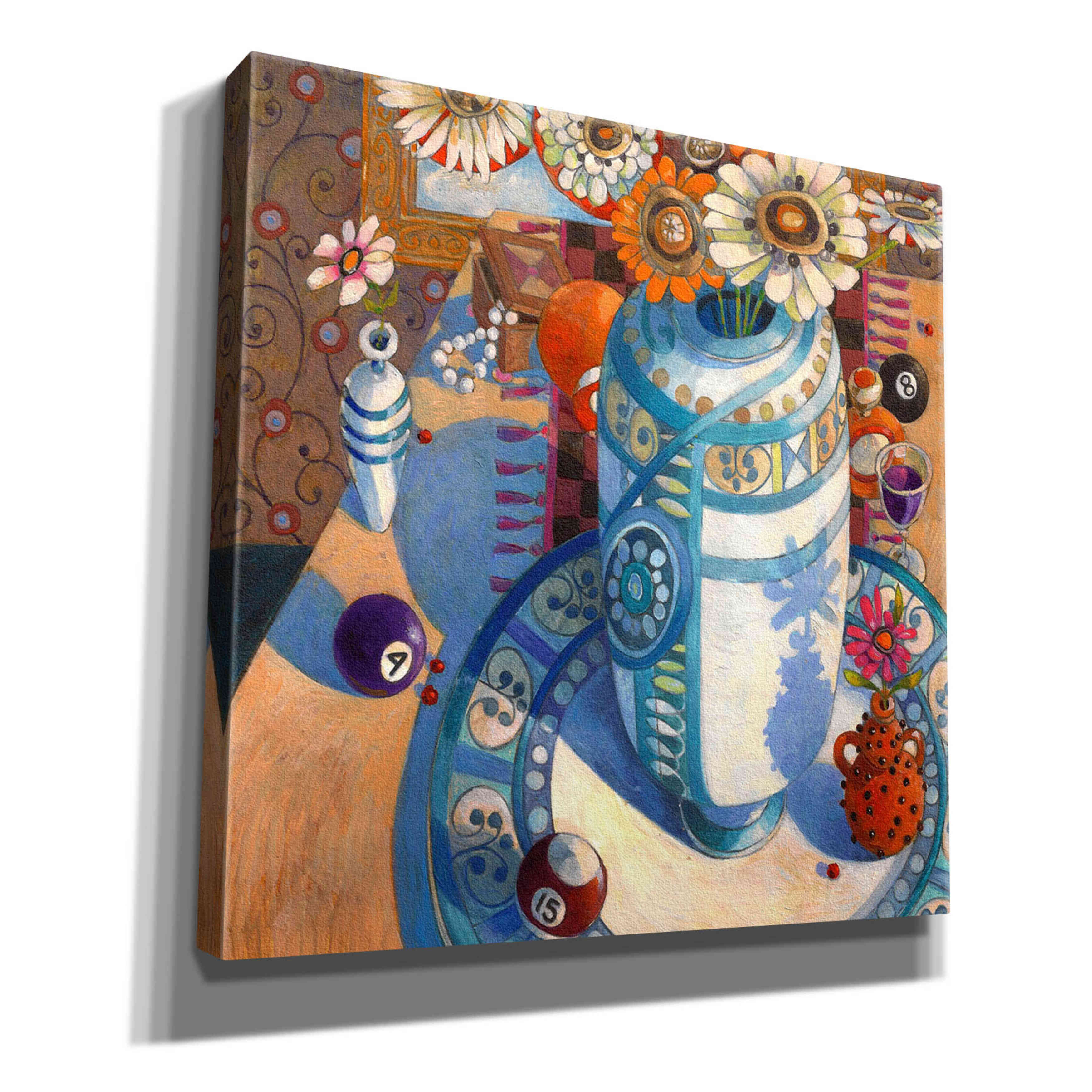 Red Barrel Studio® Epic Graffiti 'Still Life With Billiard Balls' By ...