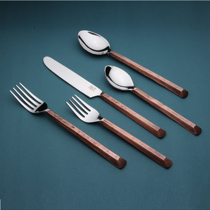 INOX Artisans Plateau Stainless Steel Flatware - Service for 4 | Wayfair