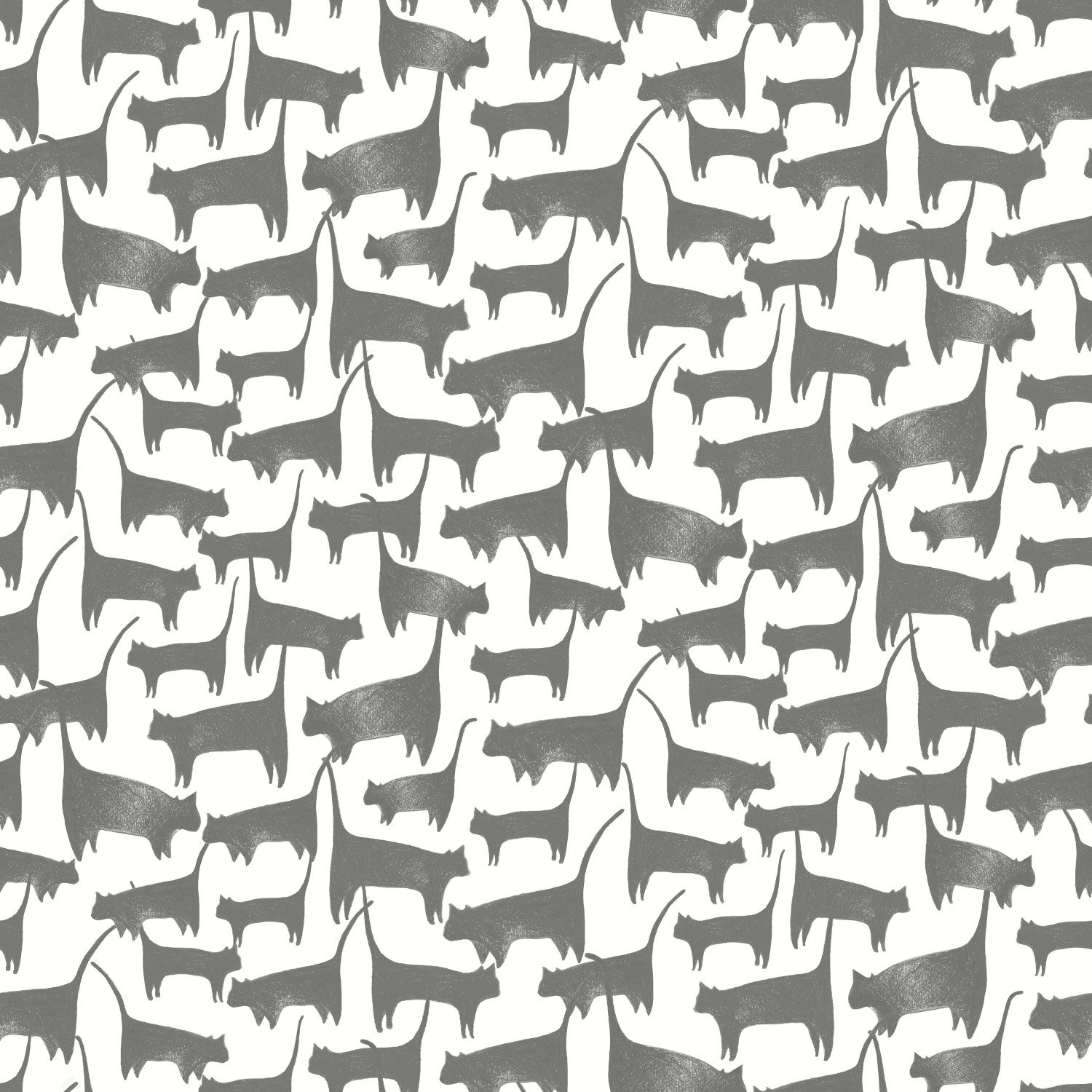 York Wallcoverings Cat Tails Peel & Stick Abstract Wallpaper | Wayfair