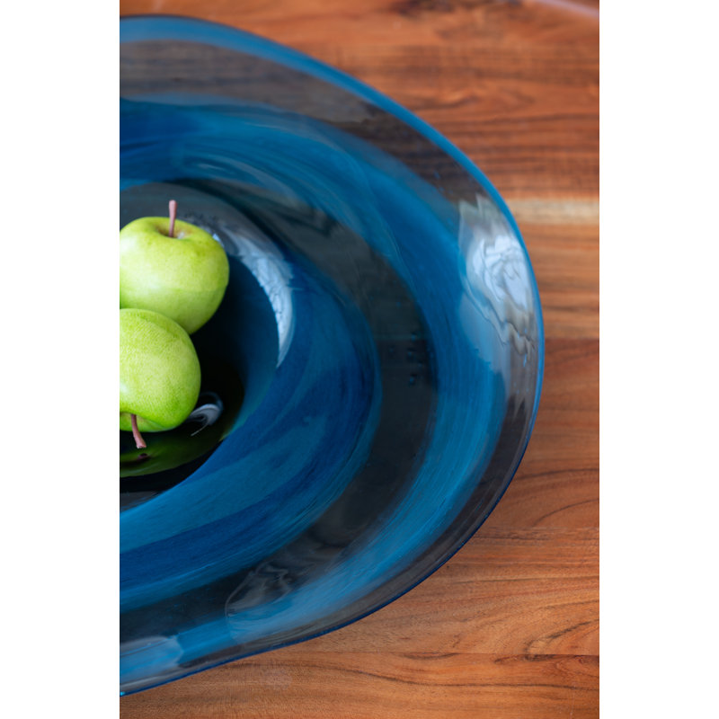 A&B Home Glass Decorative Plate | Wayfair