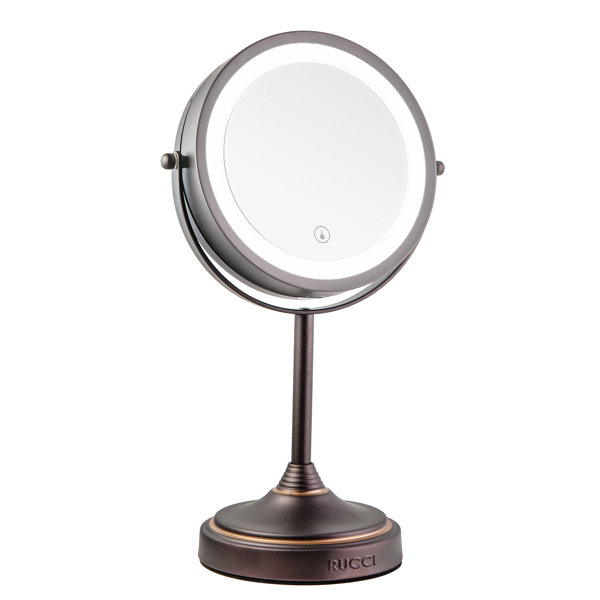 Rucci Lighted Magnifying Makeup / Shaving Mirror & Reviews | Wayfair