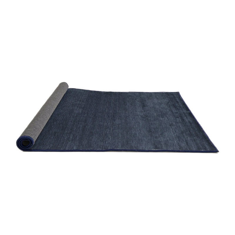 Bless international Navy Blue Rug | Wayfair