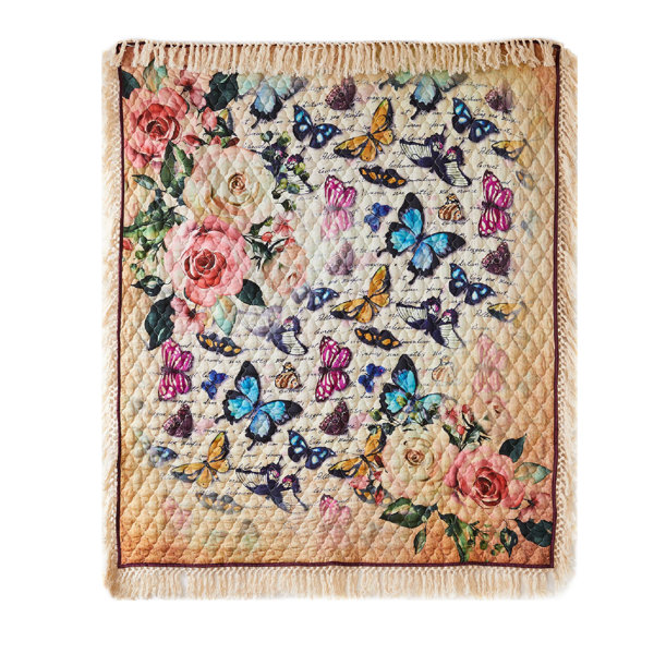 Bungalow Rose Quilted Throw Blanket | Wayfair