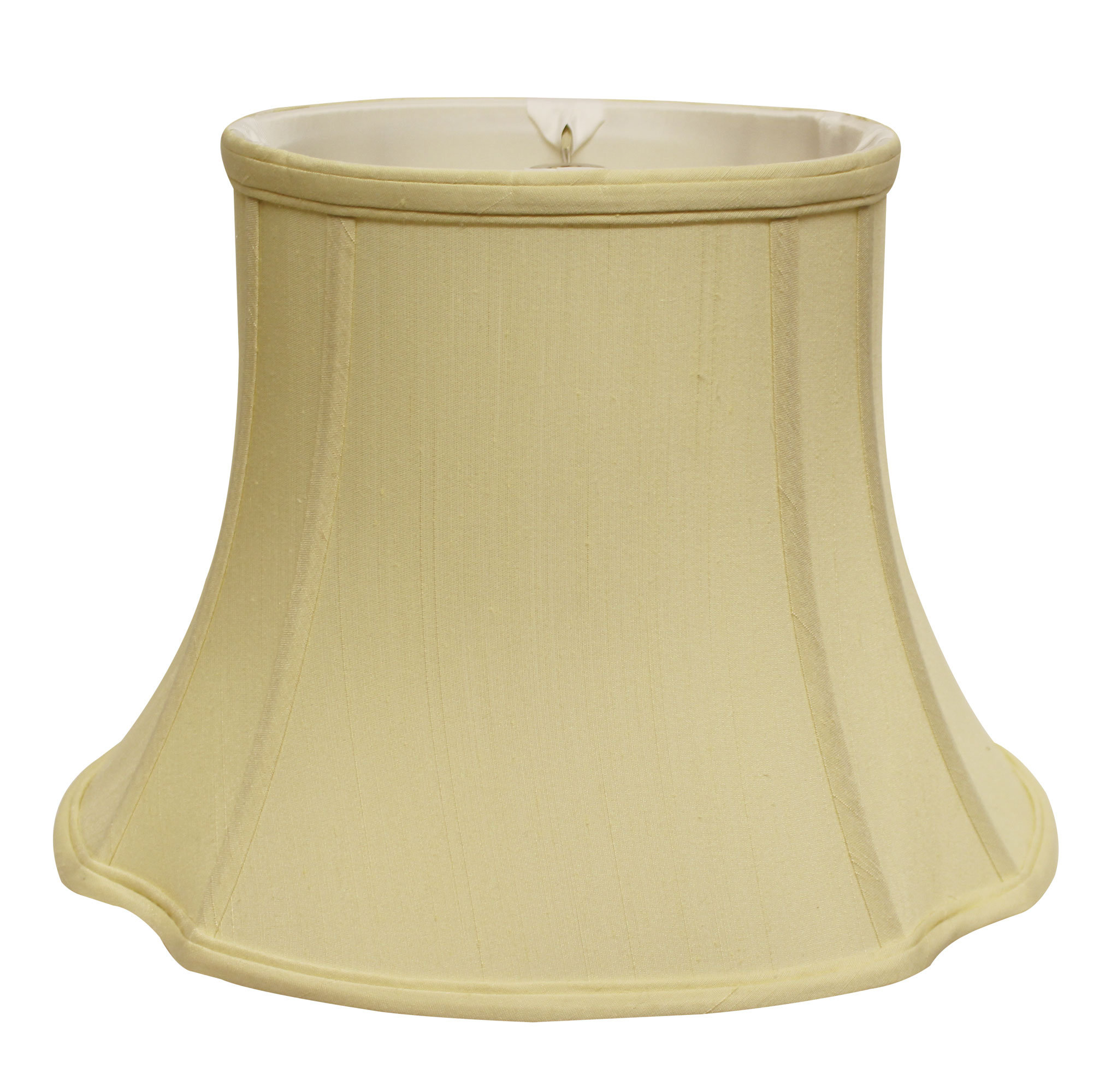 Winston Porter Inverted Corner Oval Softback Fabric Lampshade with ...