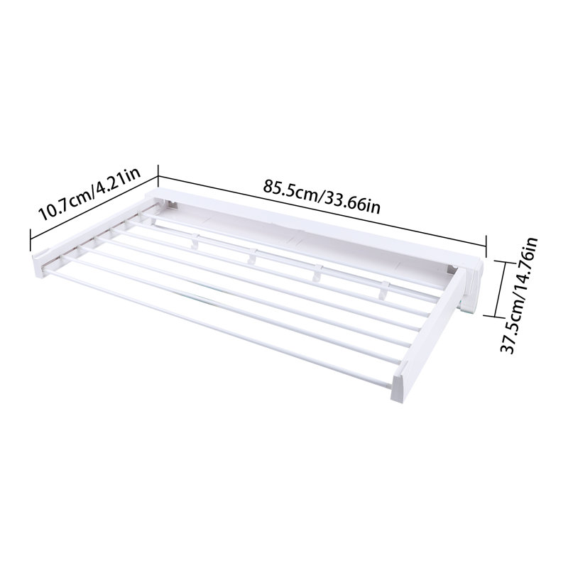 Rebrilliant Collapsible Wall-Mounted Drying Rack & Reviews | Wayfair