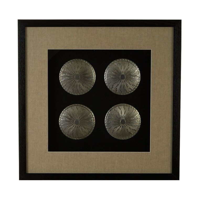 Symple Stuff Framed Disc Wall Décor | Wayfair.co.uk