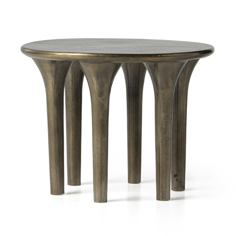 Joss & Main Zed 17'' Tall Abstract End Table | Wayfair