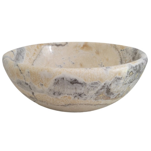 TashMart Classic Stone Circular Vessel Bathroom Sink | Wayfair